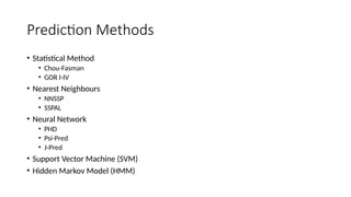 Secondary Structure Prediction Methods.pptx