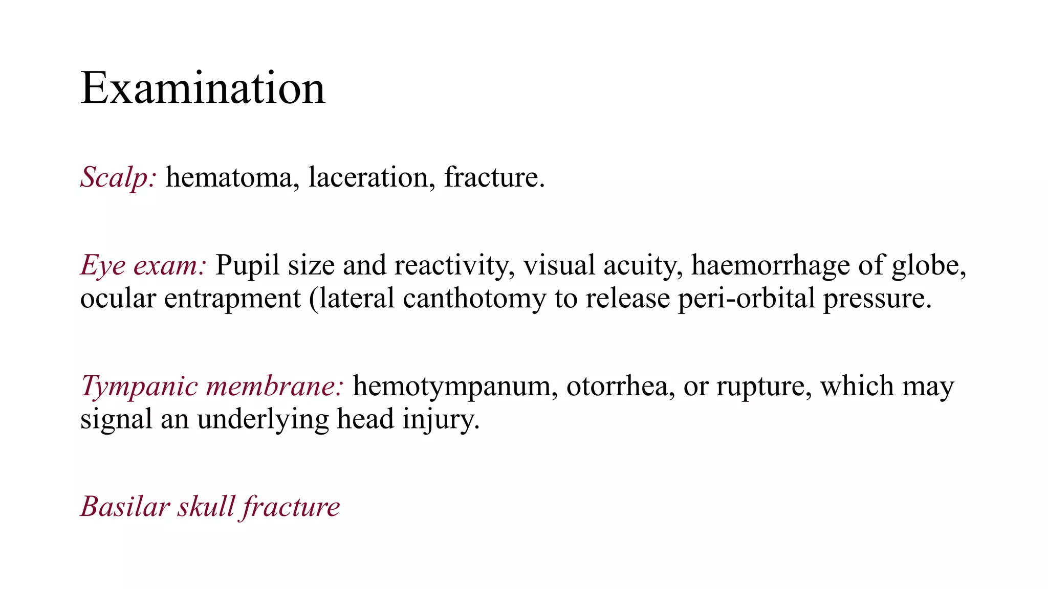 Secondary survey in trauma | PPTX