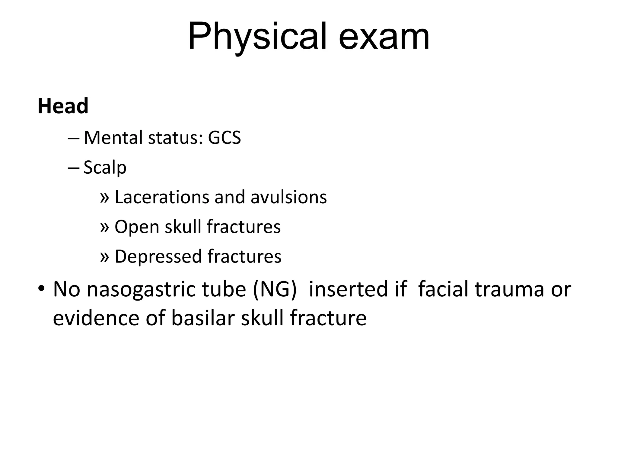 Secondary survey in trauma | PPTX