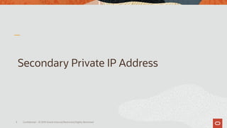 Linux에서 Secondary VNIC와 Secondary Private IP 추가 방법 | PPT
