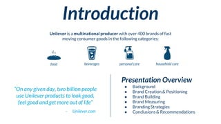 Unilever: A Brand Story | PDF