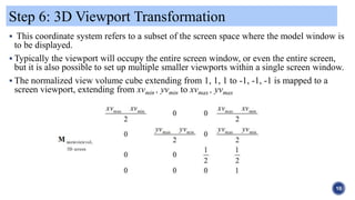 Graphics_3D viewing | PPTX