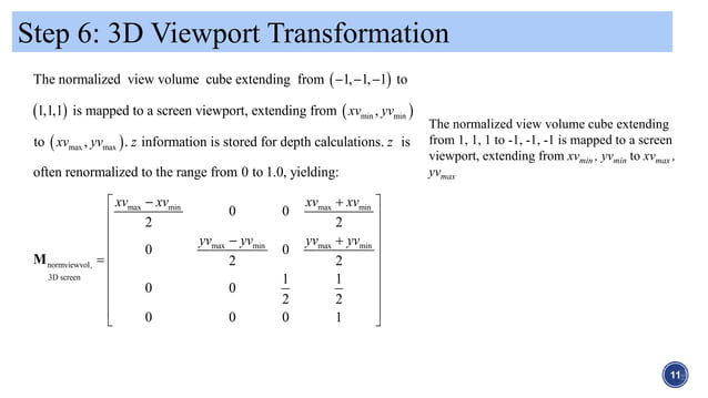Graphics_3D viewing | PPTX | 3-D Graphics | Computer Software and ...