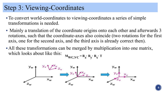 Graphics_3D viewing | PPTX | 3-D Graphics | Computer Software and ...