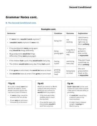 Second conditinal 1 | PDF | Free Download