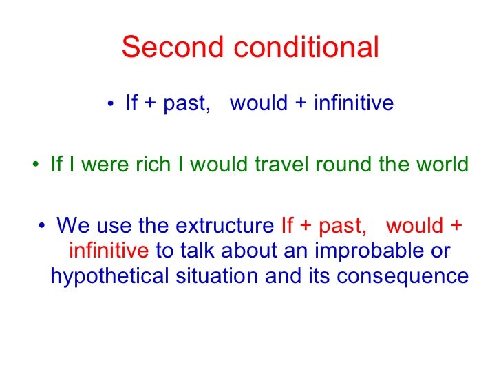 Second conditional