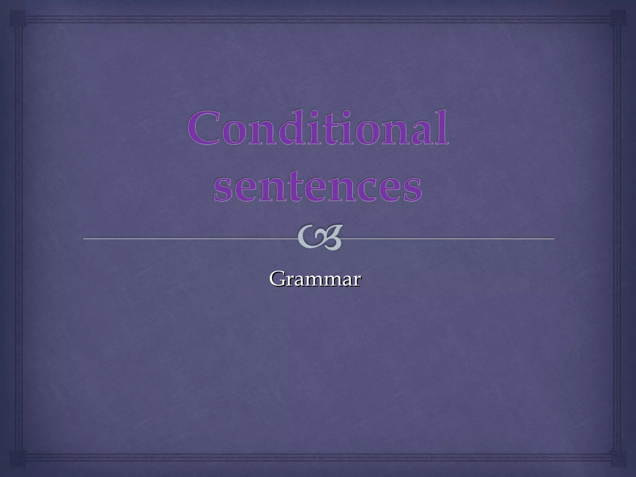 Second conditional | PPT