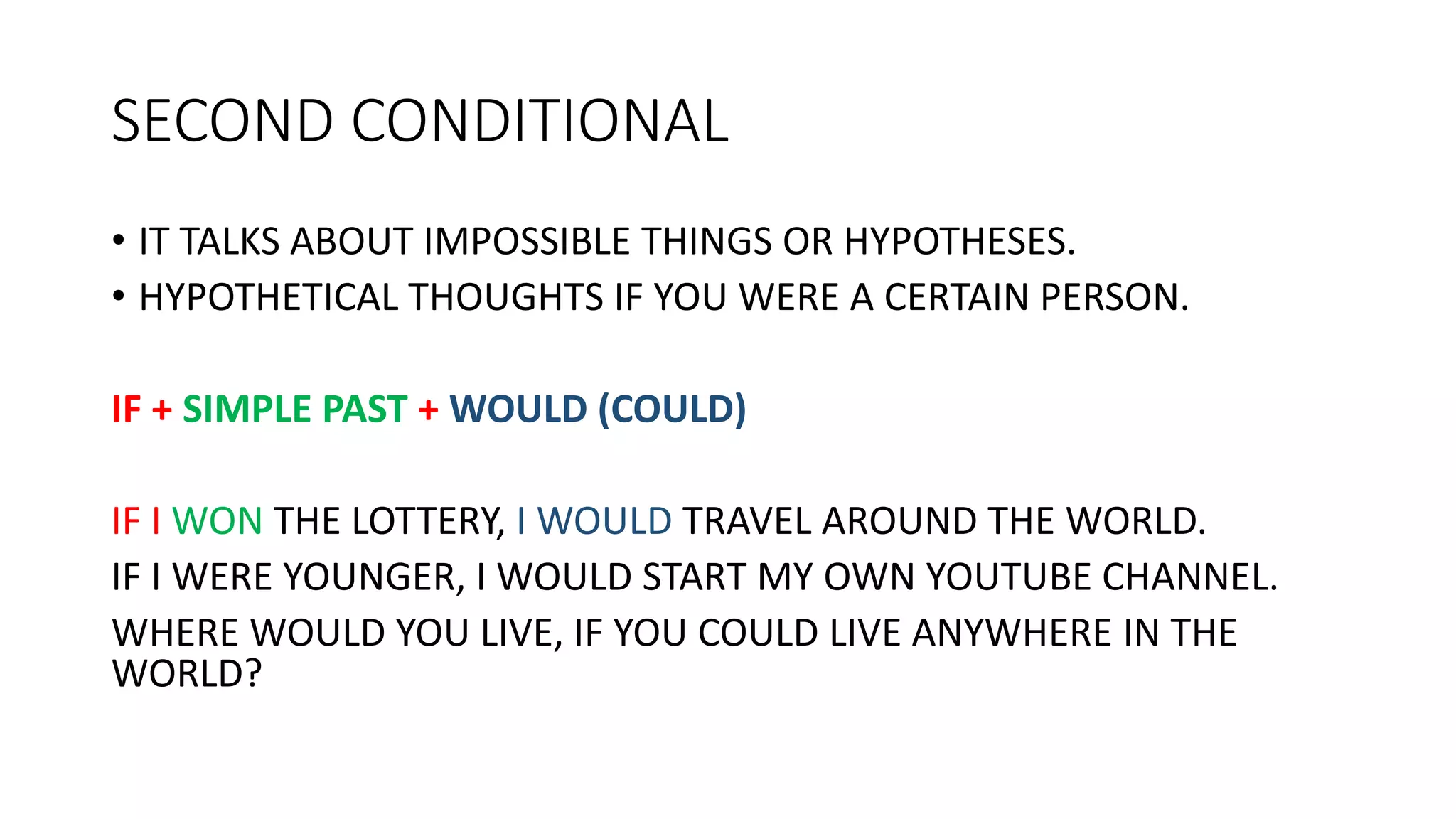 Second conditional | PPT