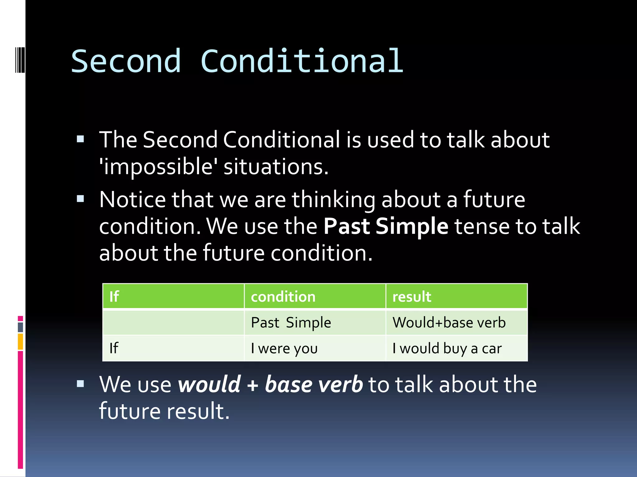 Second conditional and third conditional | PPTX