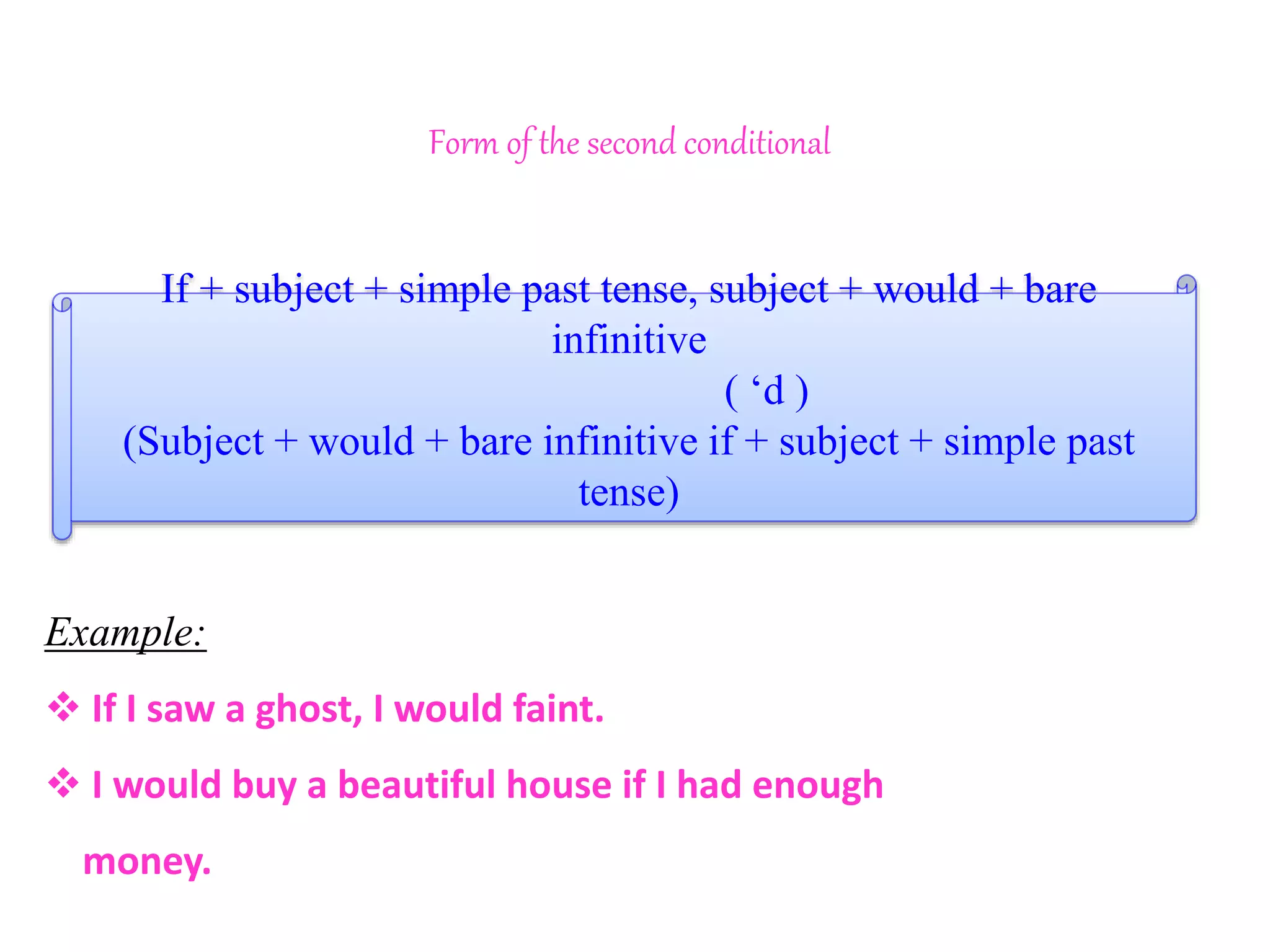 Second conditional (gramar) | PPTX