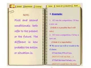 Second conditional (gramar) | PPTX