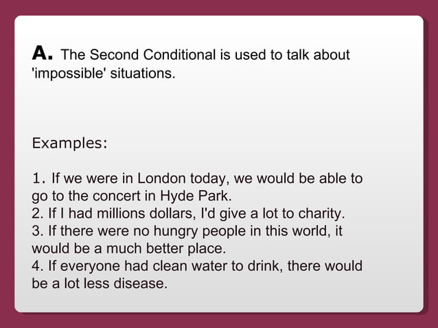 Second Conditional Presentation | PPT