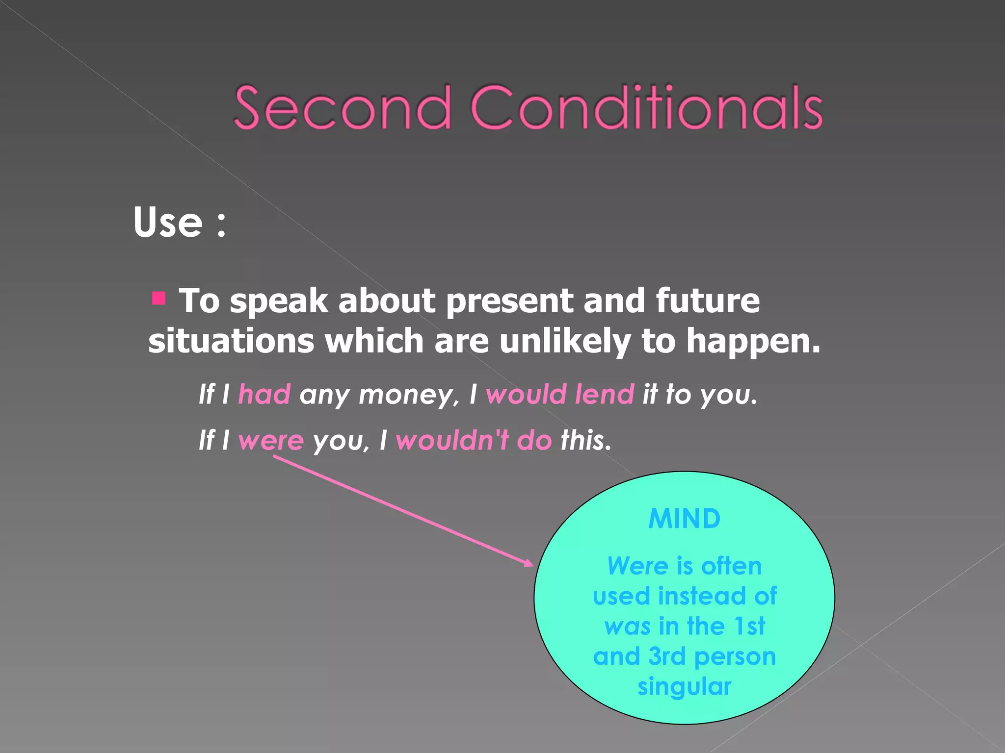 Second Conditionals | PPT