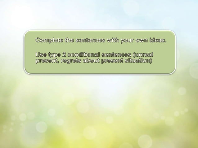 Second Conditional – Comic-style exercises | PPTX