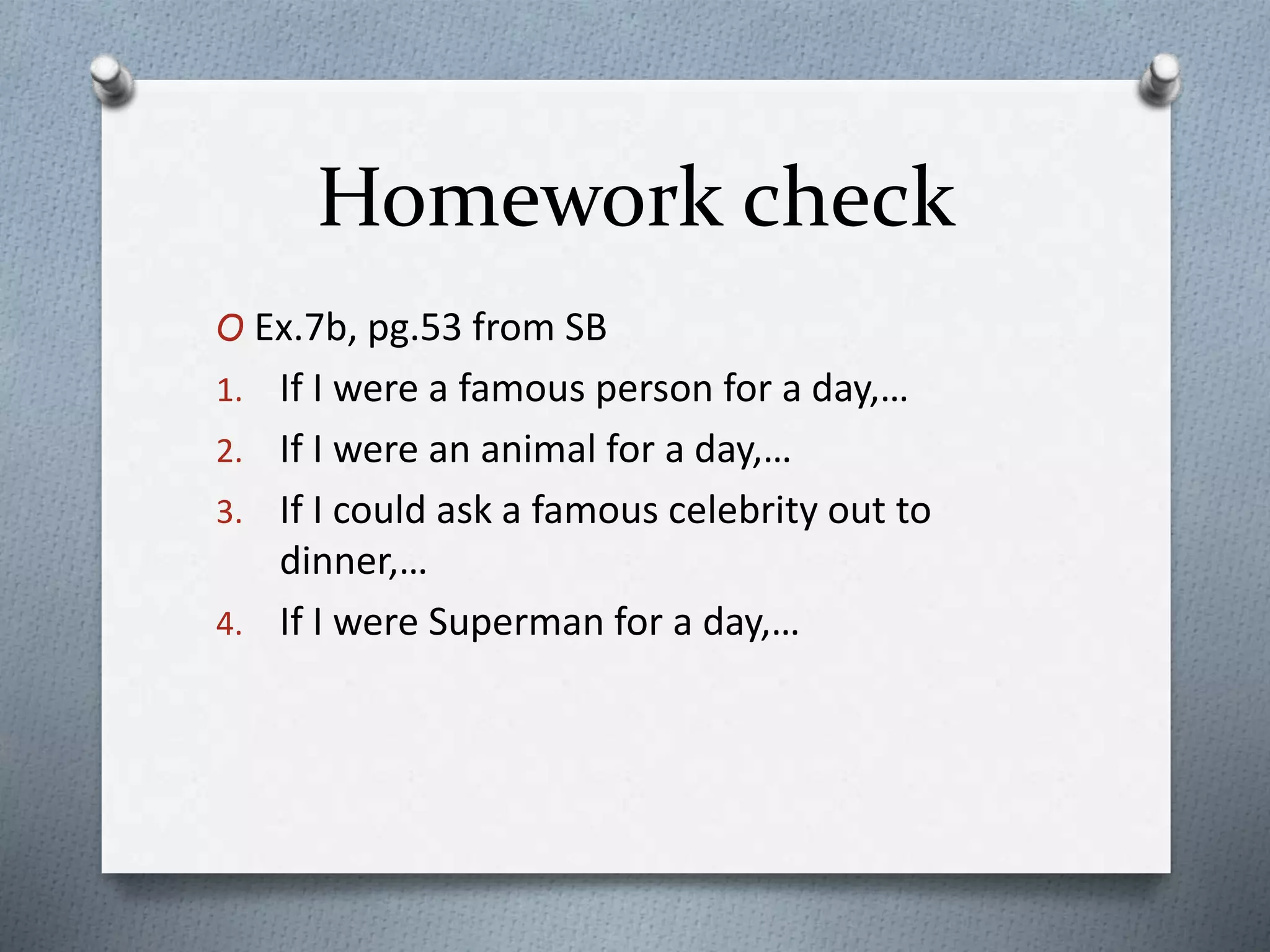 Second conditional with would, might, could | PPTX