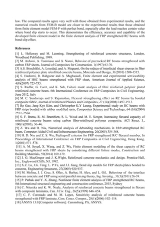 Finite Element Simulation for Nonlinear Finite Element Analysis of FRP Strengthened RC Beams ...