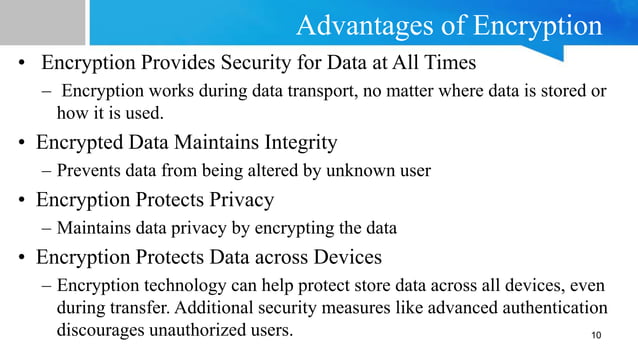 Data encryption in database management system | PPTX | Databases | Computer Software and ...