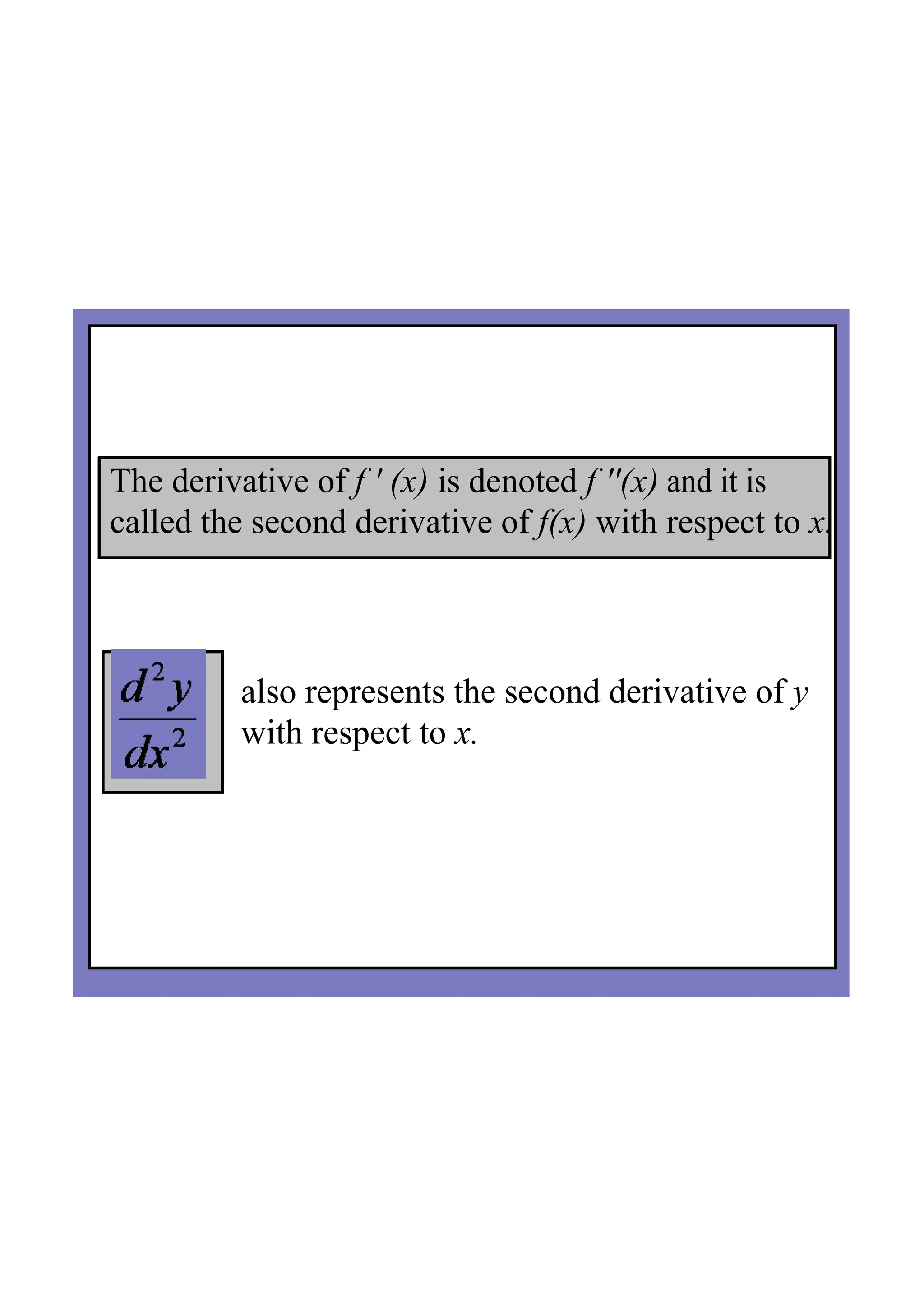 IB Maths.Second derivative. Gradient as rate of change | PDF