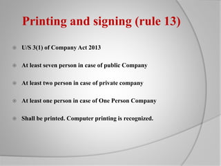Memorandum of Association | PPTX | Business Accounting & Finance | Business