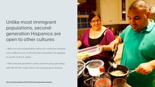Second Generation Hispanic Culture | PPT