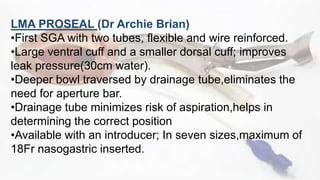 Second generation supraglottic airway devices successful in bridging ...