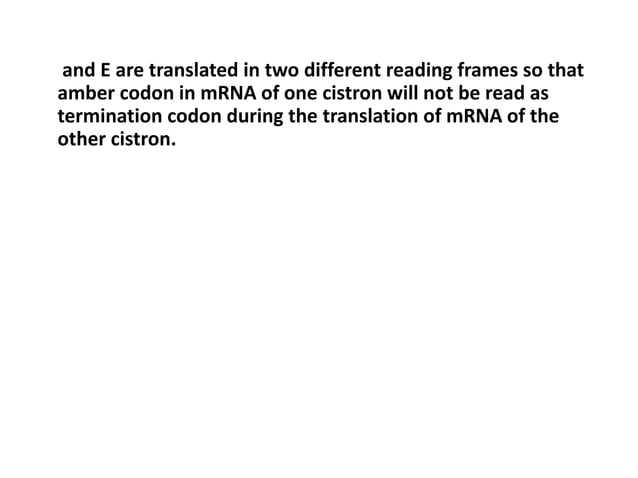 Second genetic code overlapping and split genes | PPTX | Chemistry ...