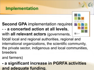 The Second Global Plan of Action for PGRFA | PPTX