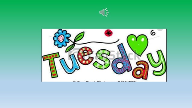 Second grade days of the week | PPT