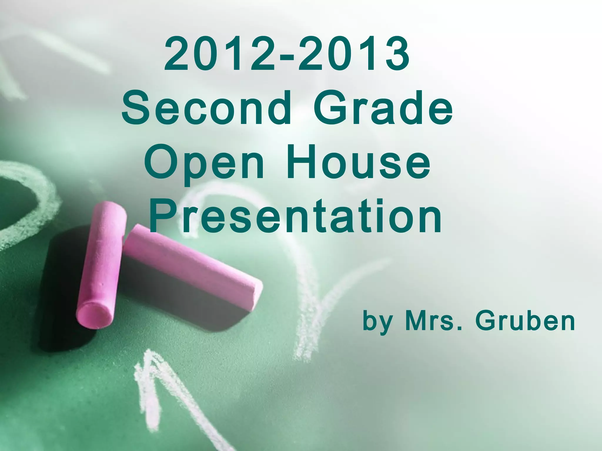 Second grade open house power point | PPT