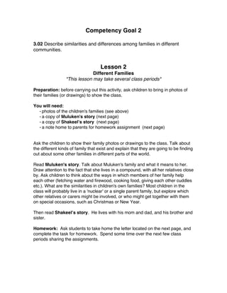 Second grade unit plan s.s. | PDF