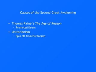Second Great Awakening | PPT | Christianity | Religion & Spirituality