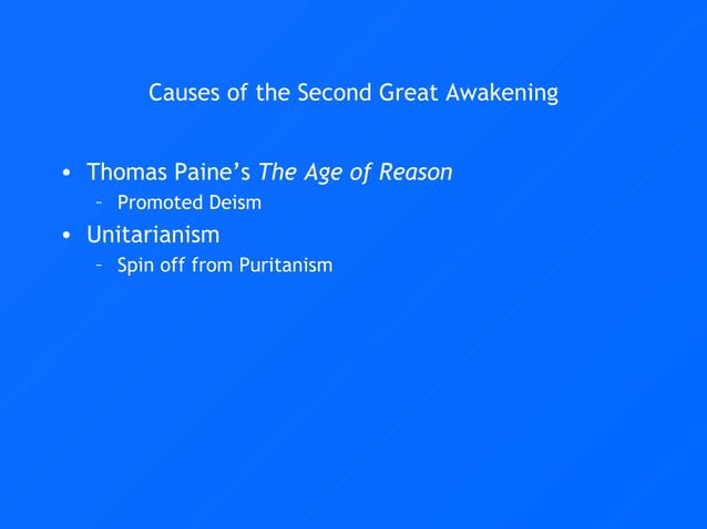 Second Great Awakening | PPT