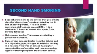 Second Hand Smoking | PPTX