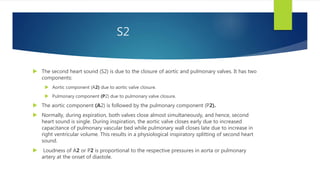 Second heart sound | PPTX