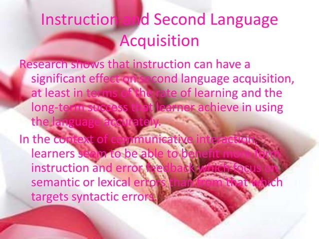 Second language acquisition | PPTX | Education