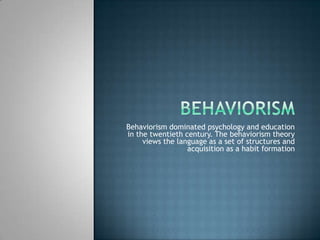 Second language acquisition | PPTX | Education