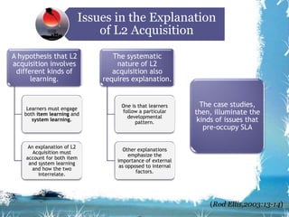 Second language acquisition | PPTX