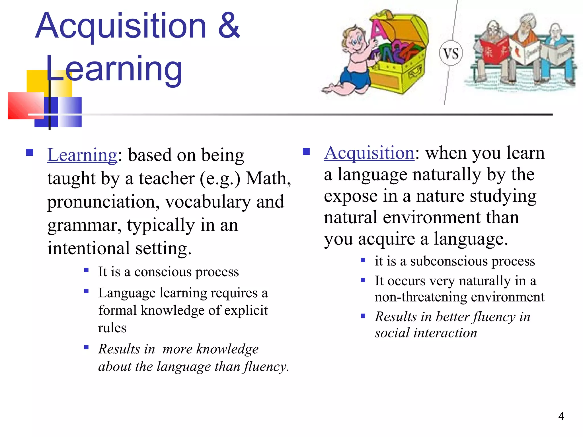 Second language acquisition | PPT