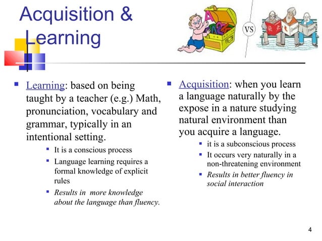 Second language acquisition | PPT | Education