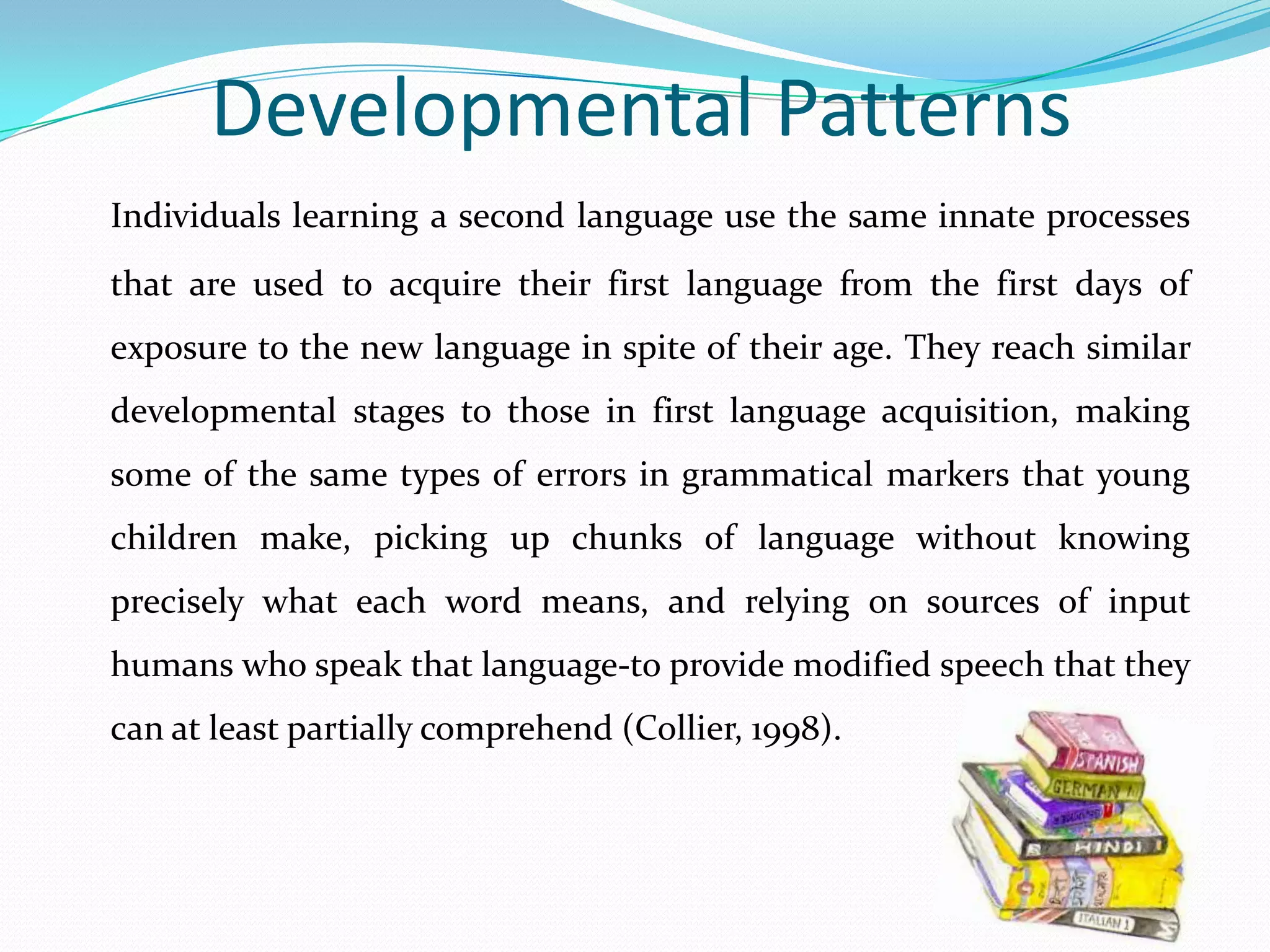 Second language acquisition stages | PPTX