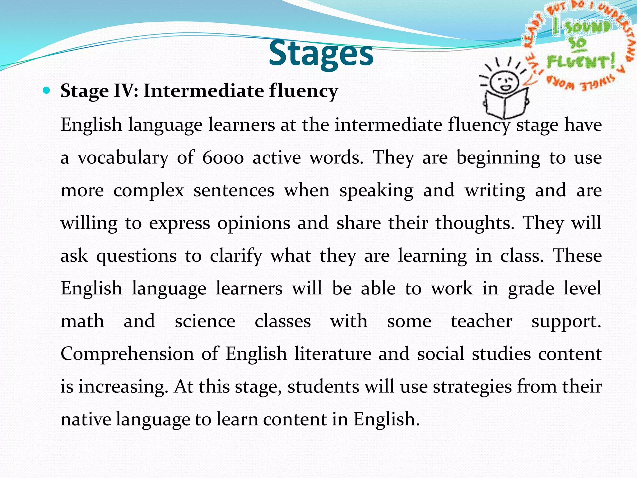 Second language acquisition stages | PPTX