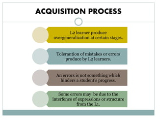 Second Language Aquisition | PPTX