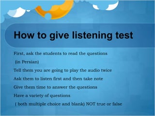 Second language assessment | PPT