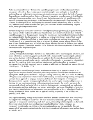 Second language development | PDF | Secondary Education | Education