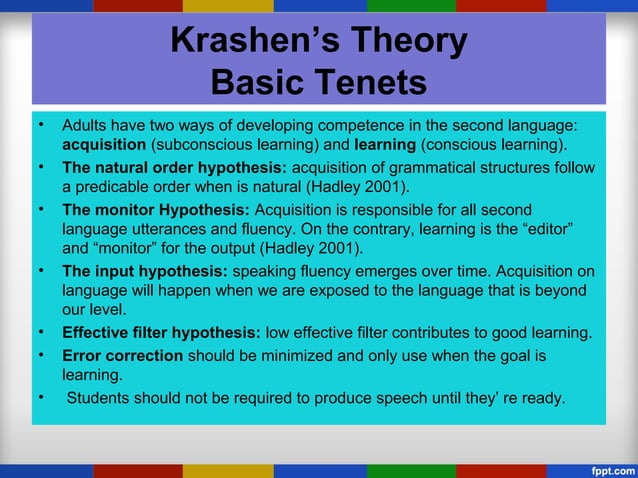 Second language learning | PPT