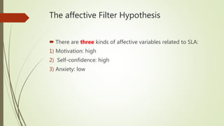 The recent history of SLL research | PPT