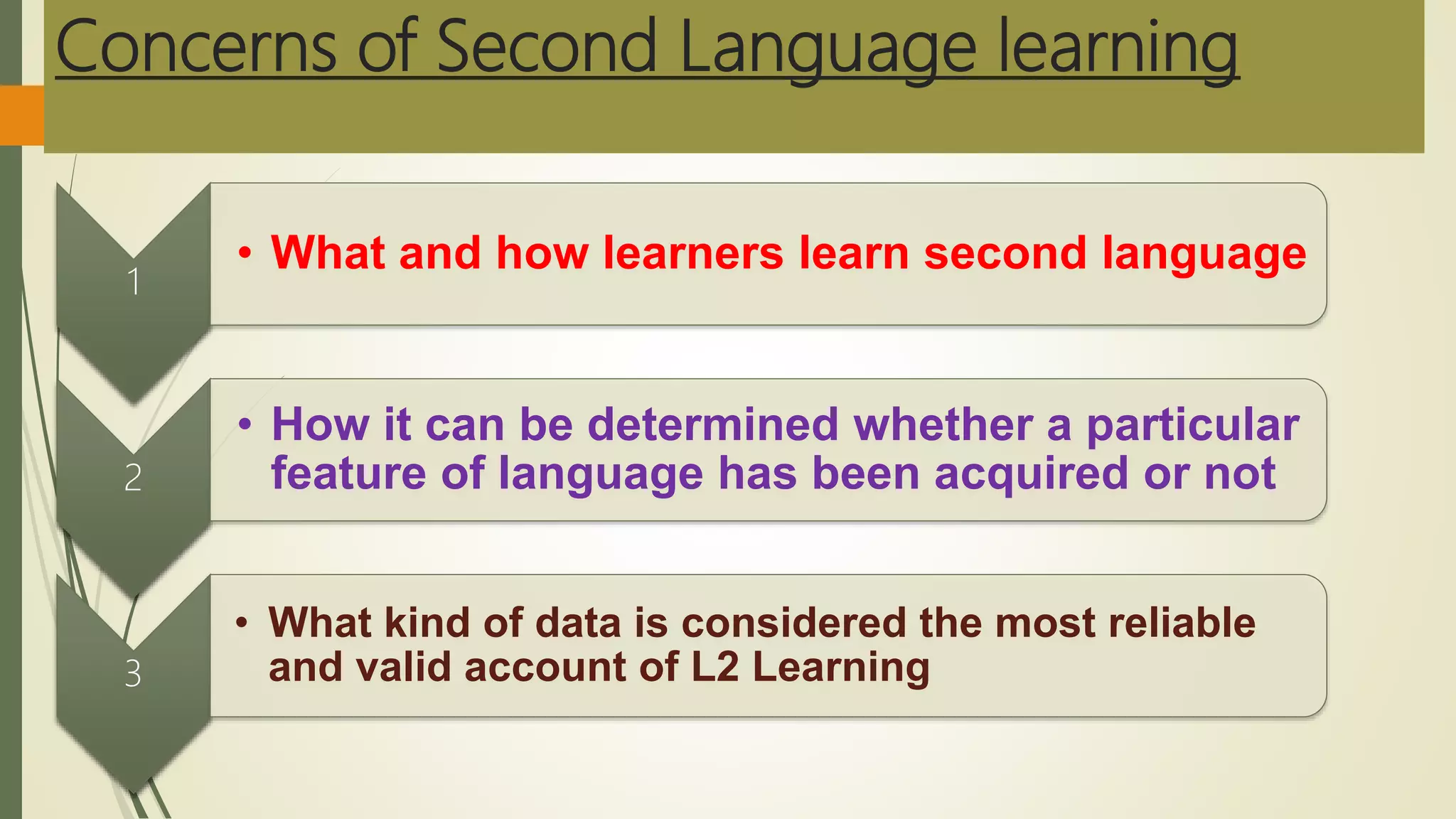 Second Language Learning | PPTX