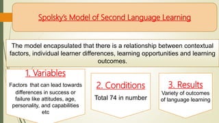 Second Language Learning | PPTX