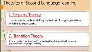 Second Language Learning | PPTX