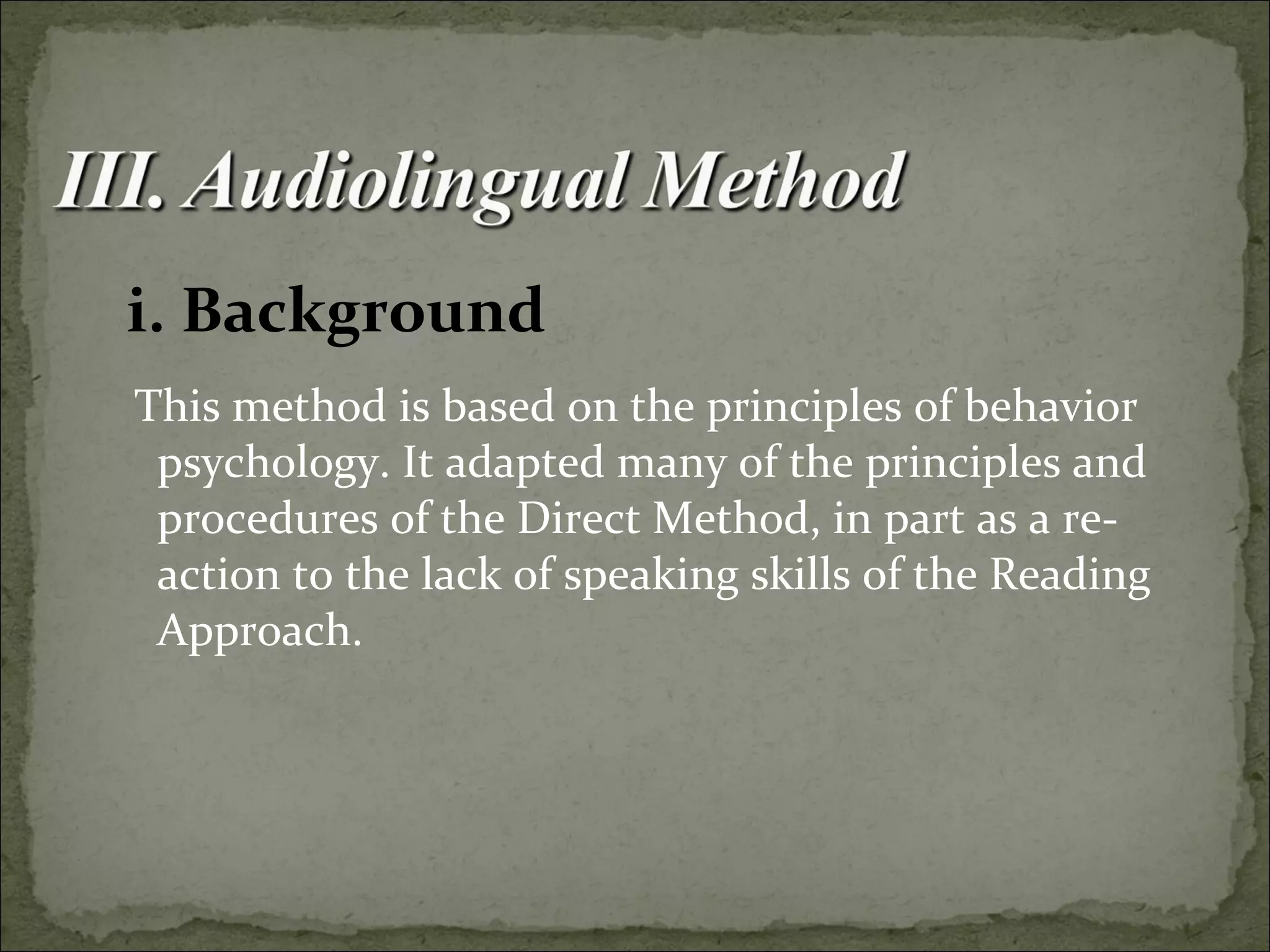 Second language and its teaching methods | PPT